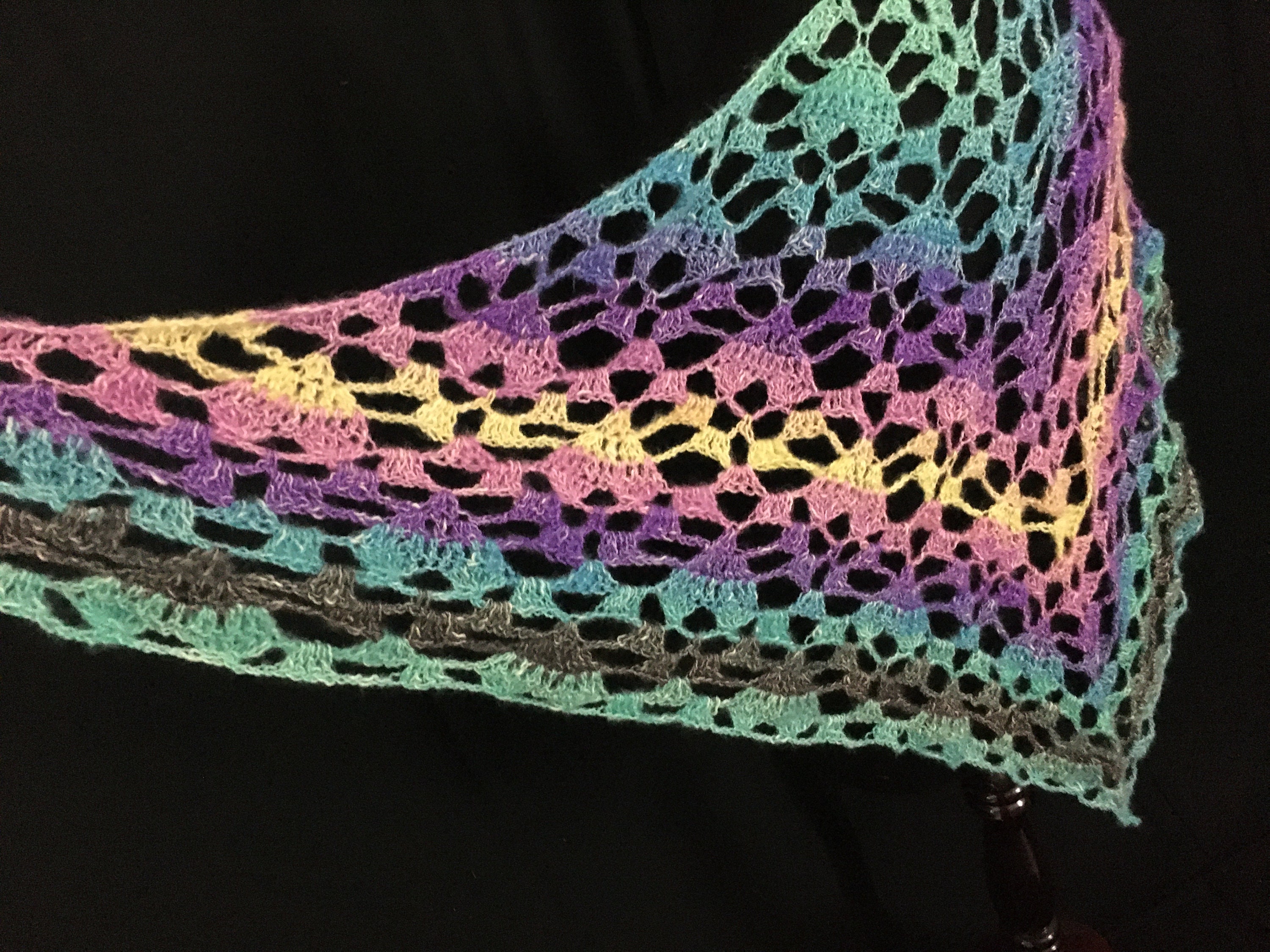 Hearts Crochet Shawl - Etsy