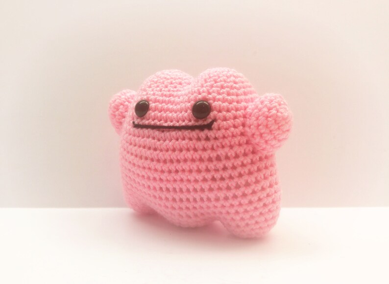 Crochet Ditto Inspired Chibi Pokemon - Etsy