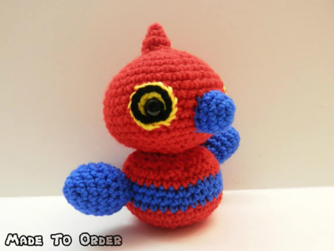 Crochet Porygon-z Inspired Chibi Pokemon - Etsy