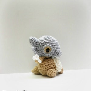 Crochet Cubone Inspired Chibi Pokemon - Etsy