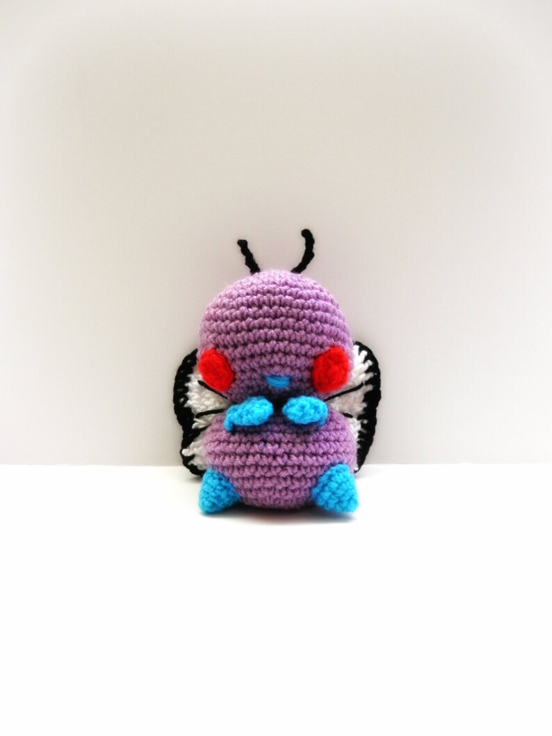 Crochet Butterfree Inspired Chibi Pokemon (shiny is Also Available) - Etsy