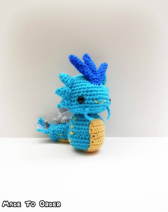 Crochet Gyarados Inspired Chibi Pokemon - Etsy