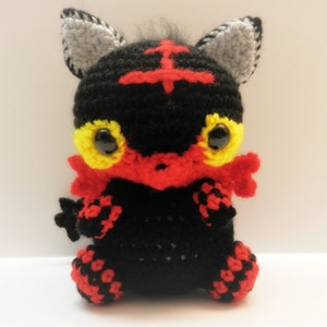 Crochet Litten Inspired Chibi Pokemon Starter - Etsy