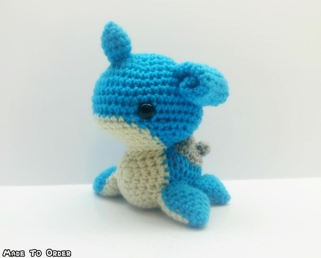 Crochet Lapras Inspired Chibi Pokemon - Etsy