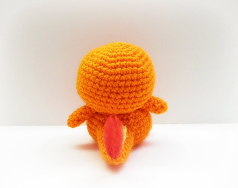 Crochet Charmander Inspired Chibi Pokemon - Etsy