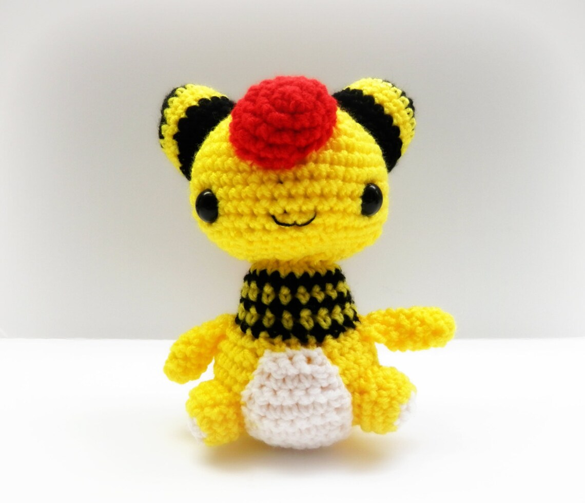 Crochet Ampharos Inspired Chibi Pokemon - Etsy