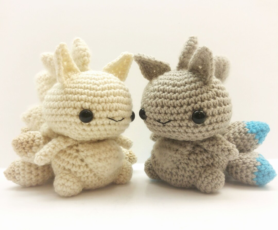 Crochet Ninetails Inspired Chibi Pokemon - Etsy