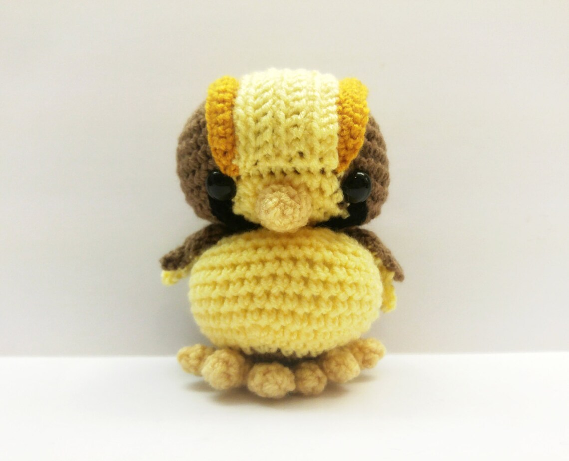 Crochet Pidgeot Inspired Chibi Pokemon - Etsy