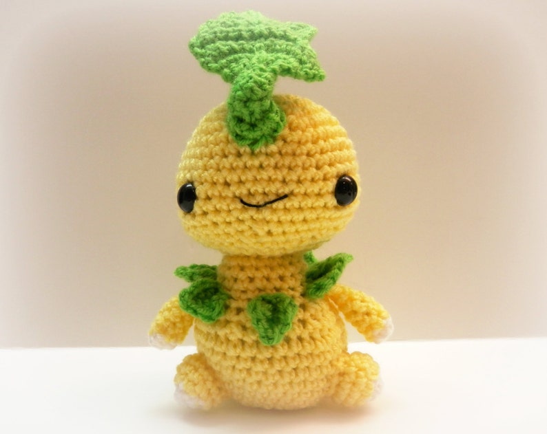 Crochet Bayleef Inspired Chibi Pokemon - Etsy