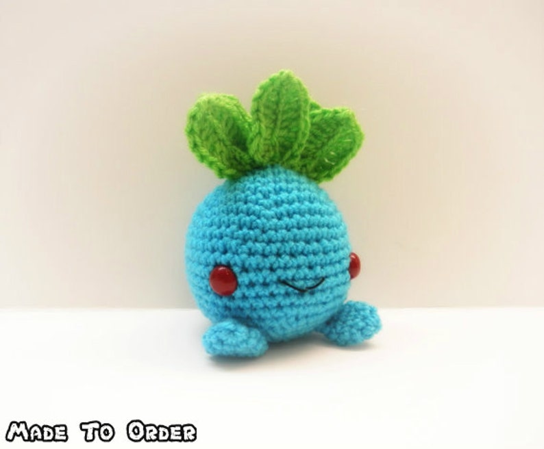 Crochet Oddish Inspired Chibi Pokemon - Etsy