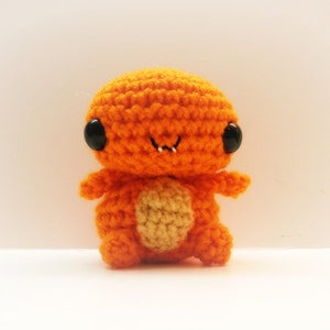 Crochet Charmander Inspired Pokemon Chibimini - Etsy