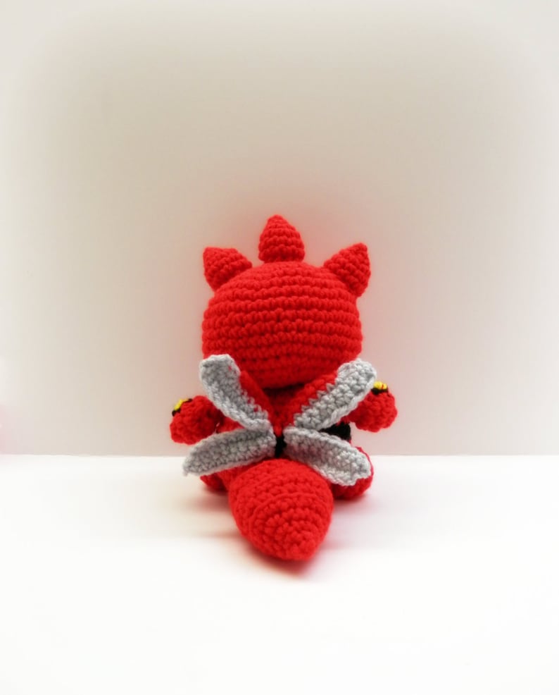 Crochet Scizor Inspired Chibi Pokemon | Etsy