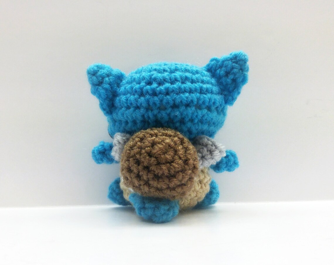 Crochet Blastoise CHIBI MINI Inspired Chibi Pokemon - Etsy