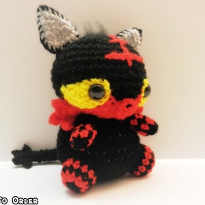 Crochet Litten Inspired Chibi Pokemon Starter - Etsy