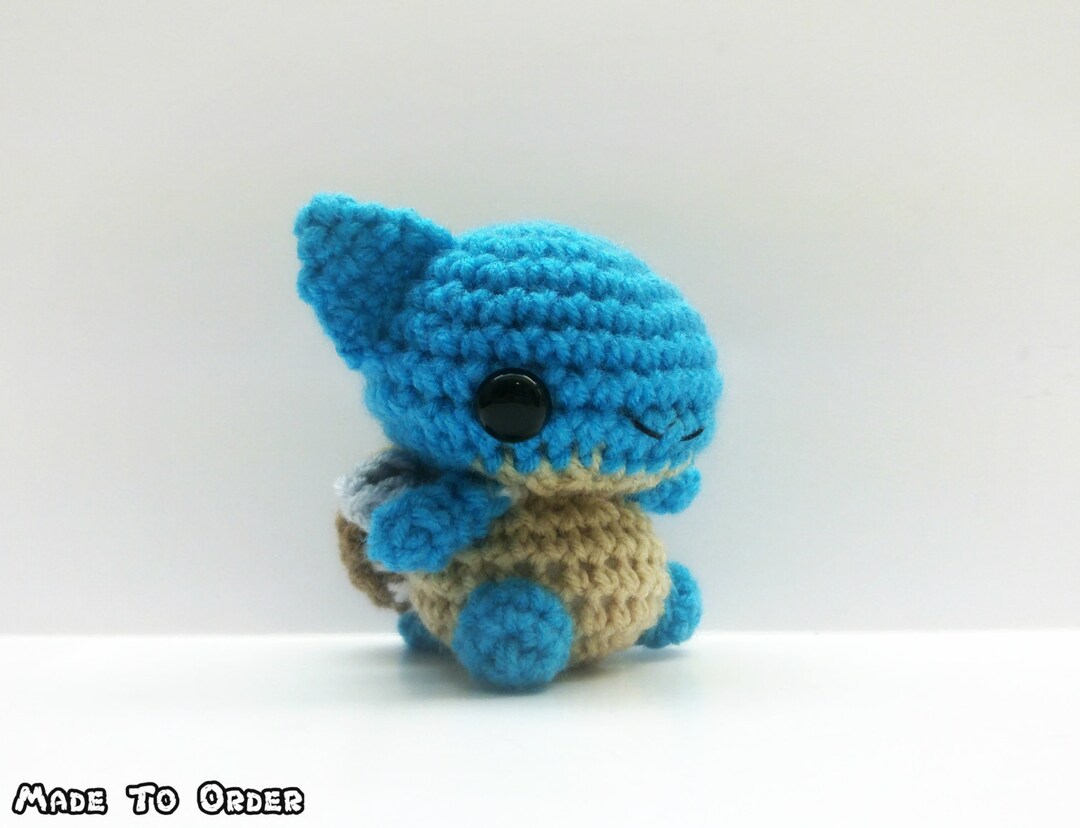 Crochet Blastoise CHIBI MINI Inspired Chibi Pokemon - Etsy