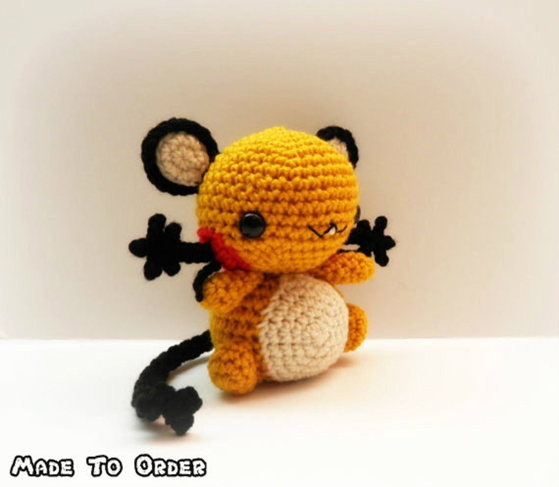 Crochet Dedenne Inspired Chibi Pokemon - Etsy