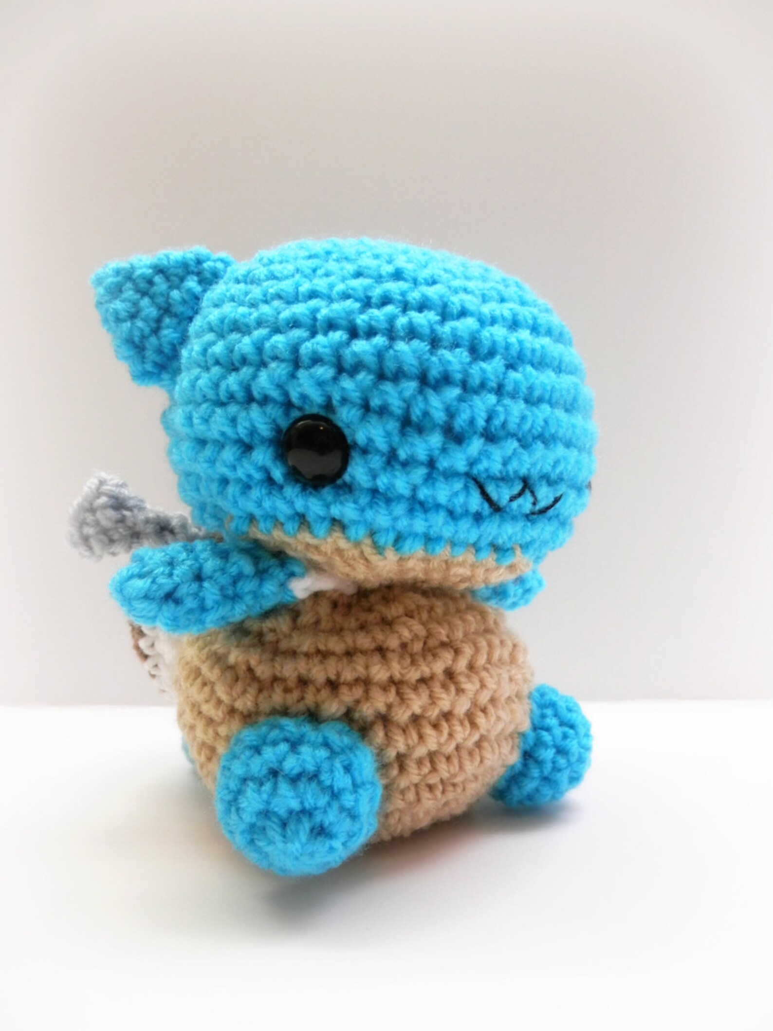 Crochet Blastoise Inspired Chibi Pokemon - Etsy