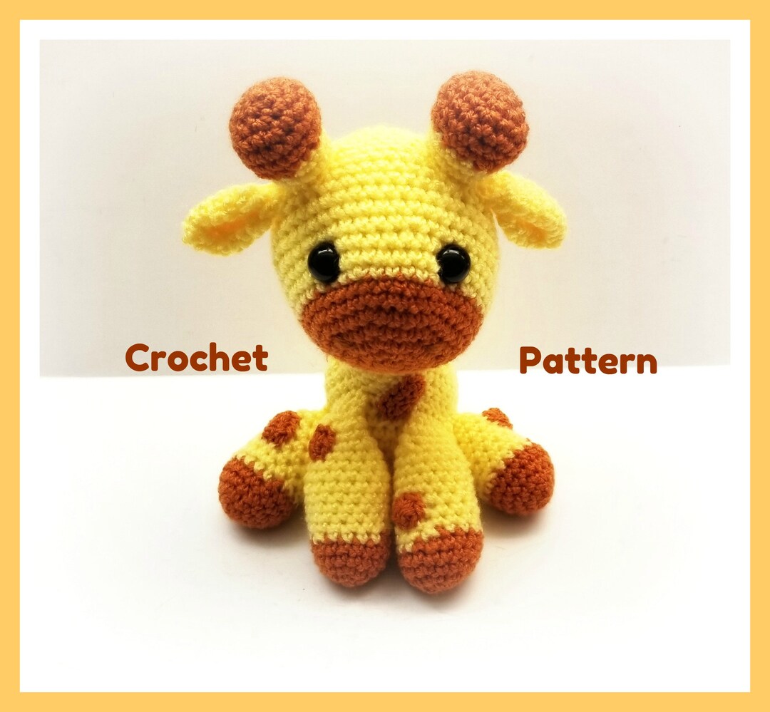 Crochet Pattern for Baby Giraffe PATTERN ONLY - Etsy