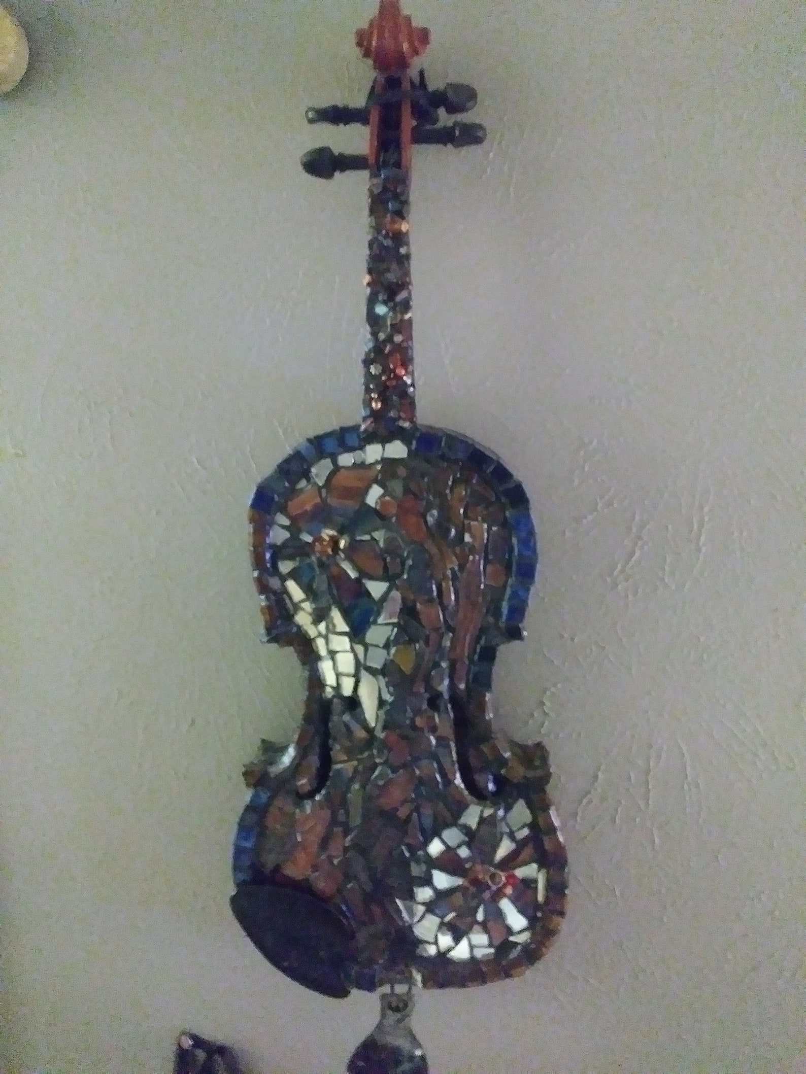 Violin in Glass Mosaic - Lifesize - Etsy