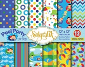 Supergirl Digital Paper Pack Comic Book Pages,Action Words,Comic Sound ...