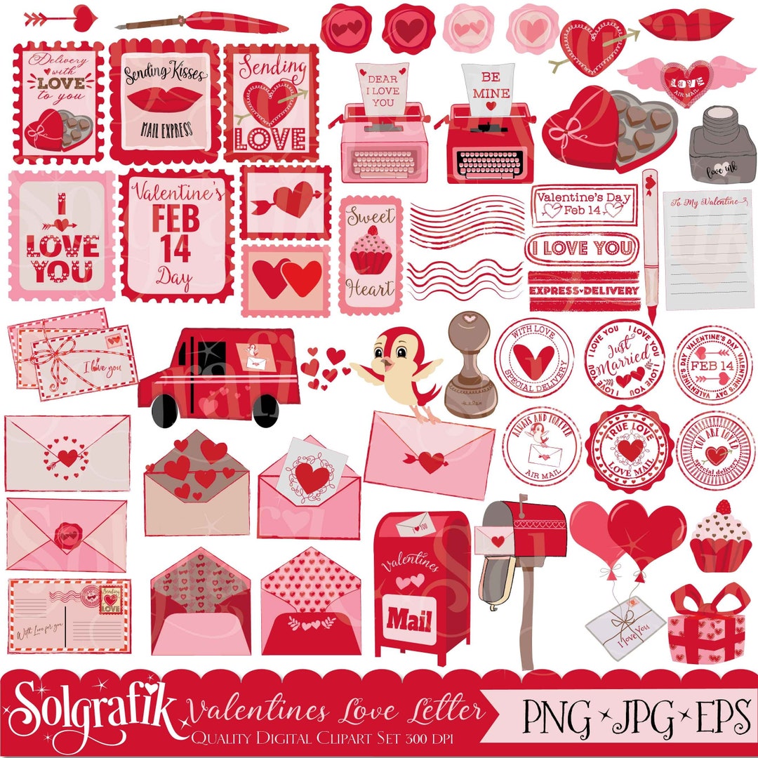 Valentine's Day Love Letter, Valentines Love Letter, Valentines Mail ...