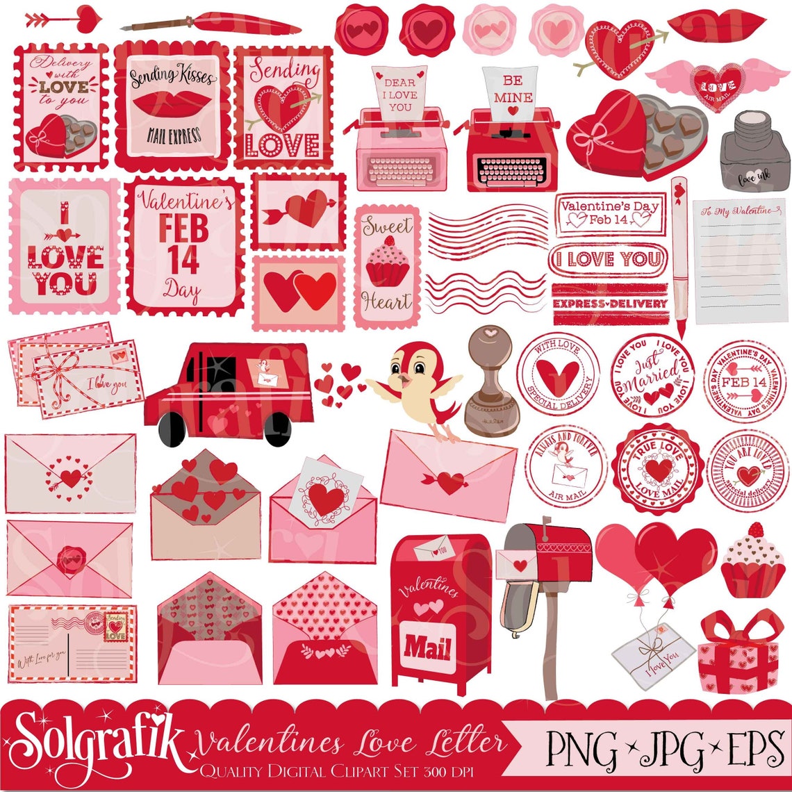 Valentine's Day Love Letter, Valentines Love Letter, Valentines Mail ...