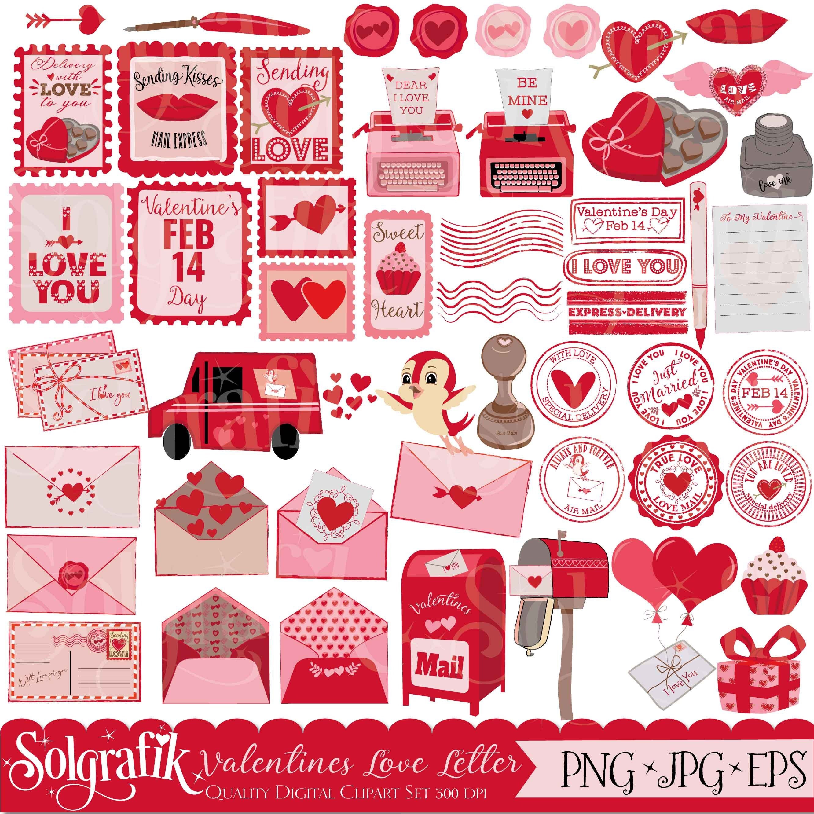 Valentine's Day Love Letter, Valentines Love Letter, Valentines Mail ...