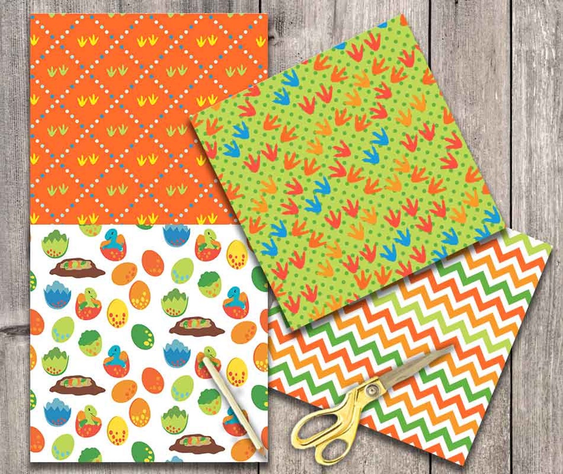 Dinosaurs ,digital Paper Pack, Dinosaur Background, Boy Dinosaur, Cute ...
