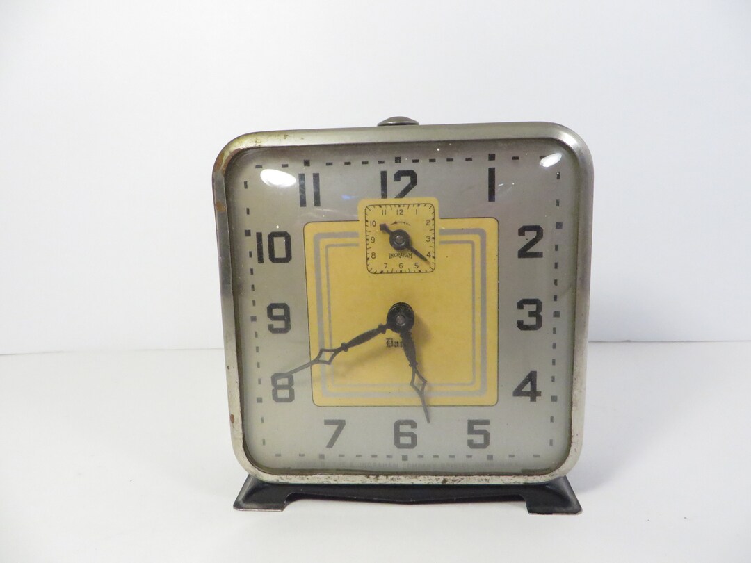 Vintage Ingraham Dawn Display Clock - Etsy