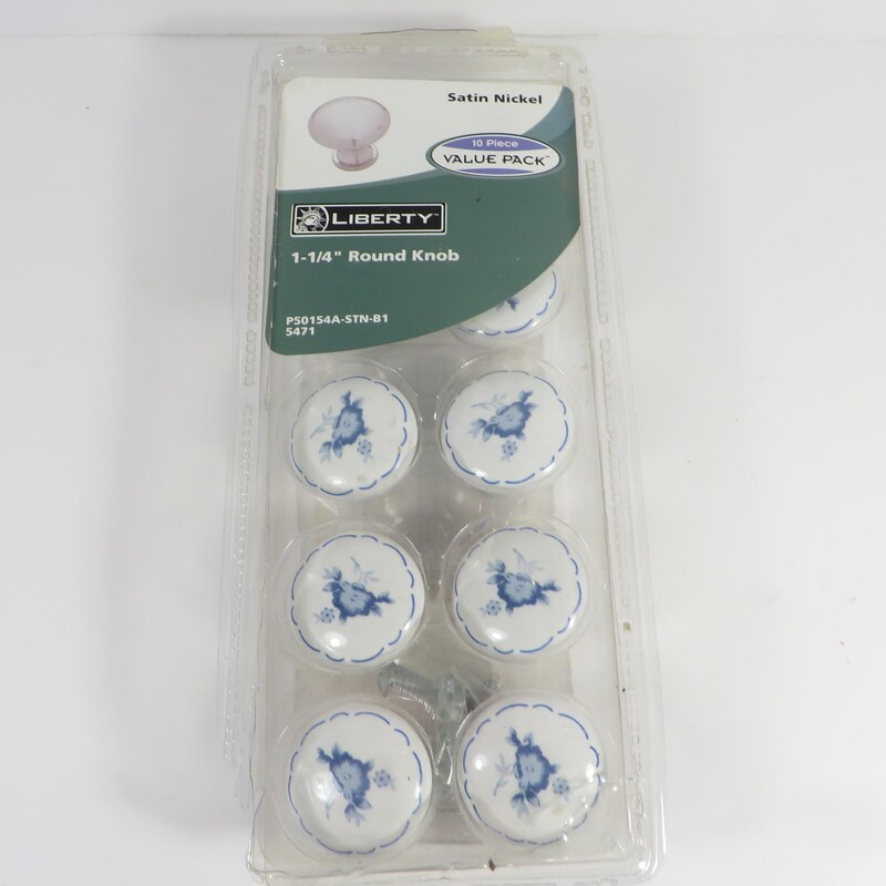 Blue Porcelain Knobs - Etsy