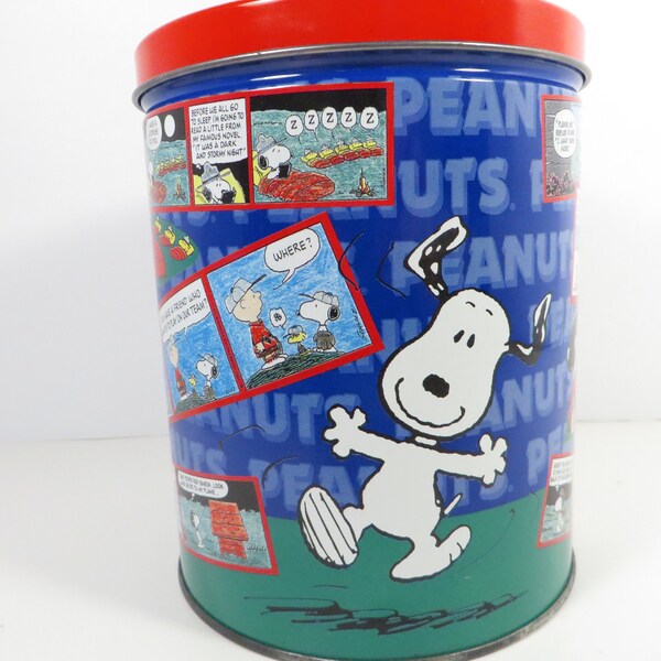 Vintage Snoopy Tin - Etsy