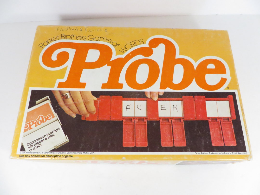 Vintage Probe Parker Brothers Game 1976 Probe Game - Etsy