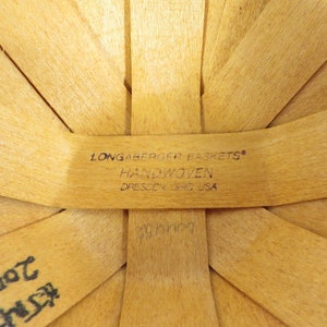 Vintage Logaberger Basket With Lid - 2000 Longaberger Lidded Basket - Etsy