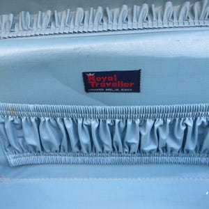 Vintage Blue Royal Traveller Train Case Blue Luggage Make up Case - Etsy
