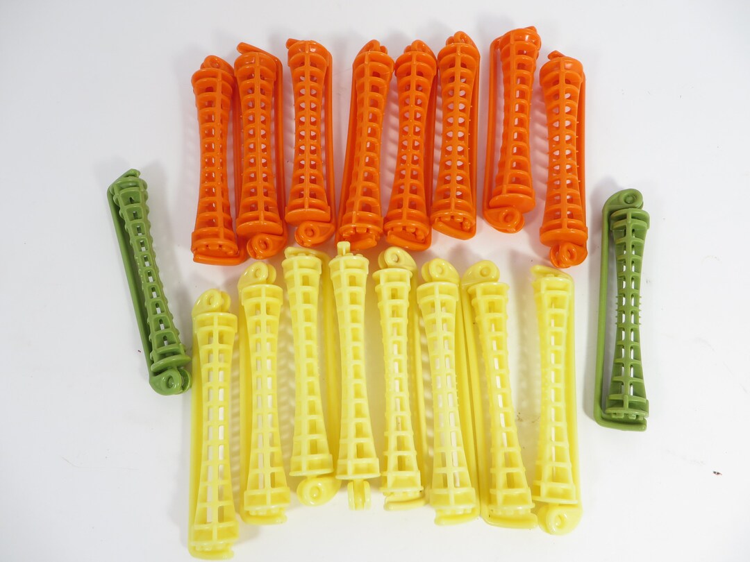 Vintage 1950s Perm Rod Curlers - Lot of 18 Perm Permanent Curlers - Etsy