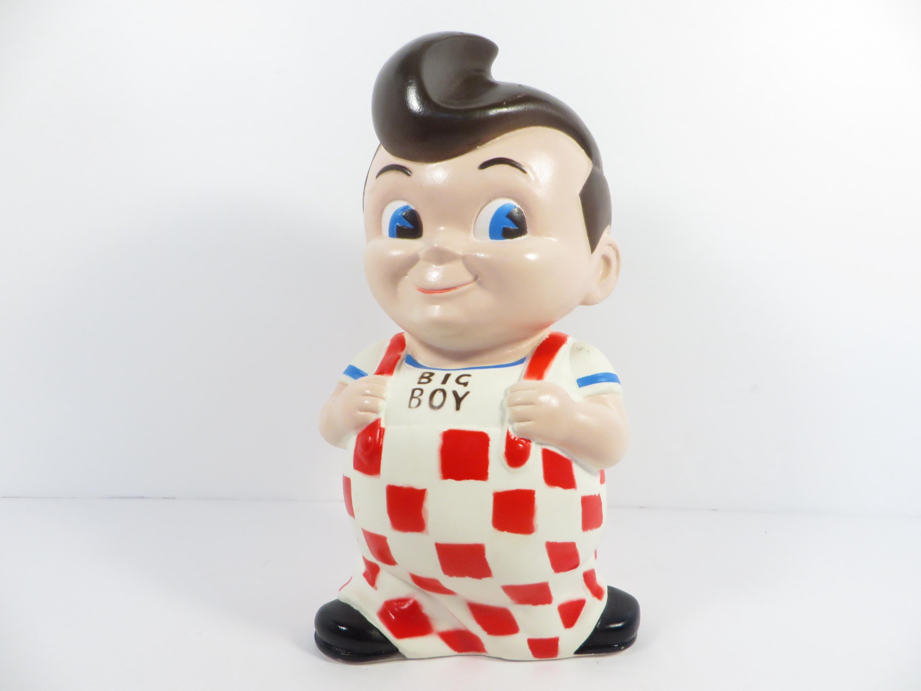 Vintage Big Boy Rubber Coin Bank - Etsy