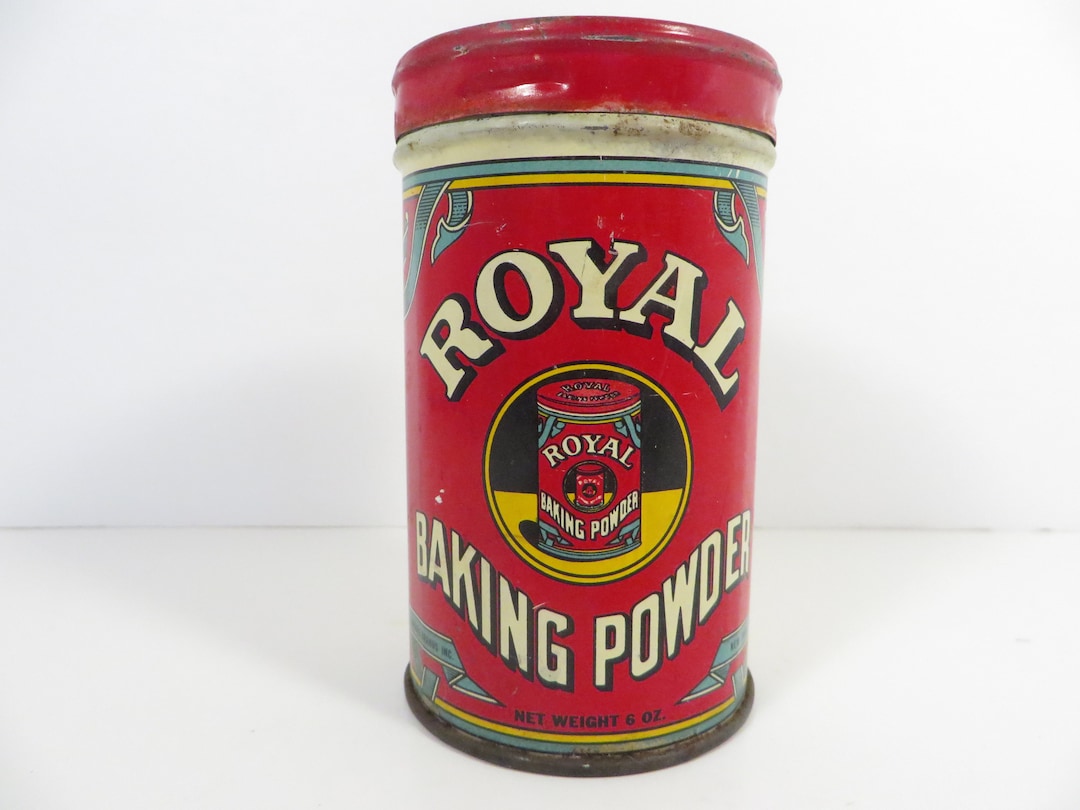Vintage Royal Baking Powder Tin 1938 - Etsy