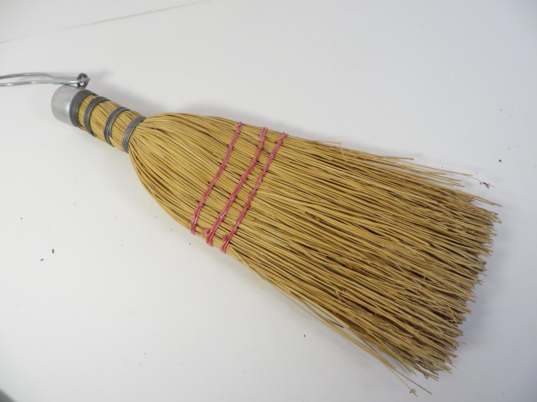 Vintage Straw Whisk Hand Broom - Etsy