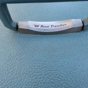 Vintage Blue Royal Traveller Train Case Blue Luggage Make up Case - Etsy