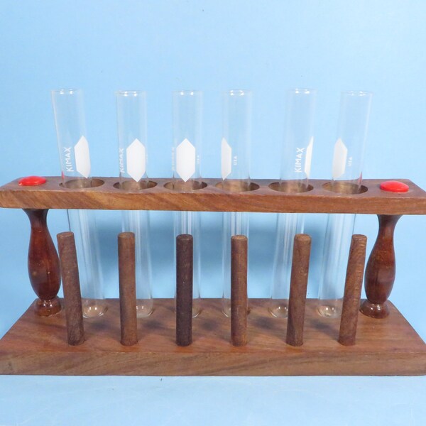 Wood Test Tube Rack - Etsy