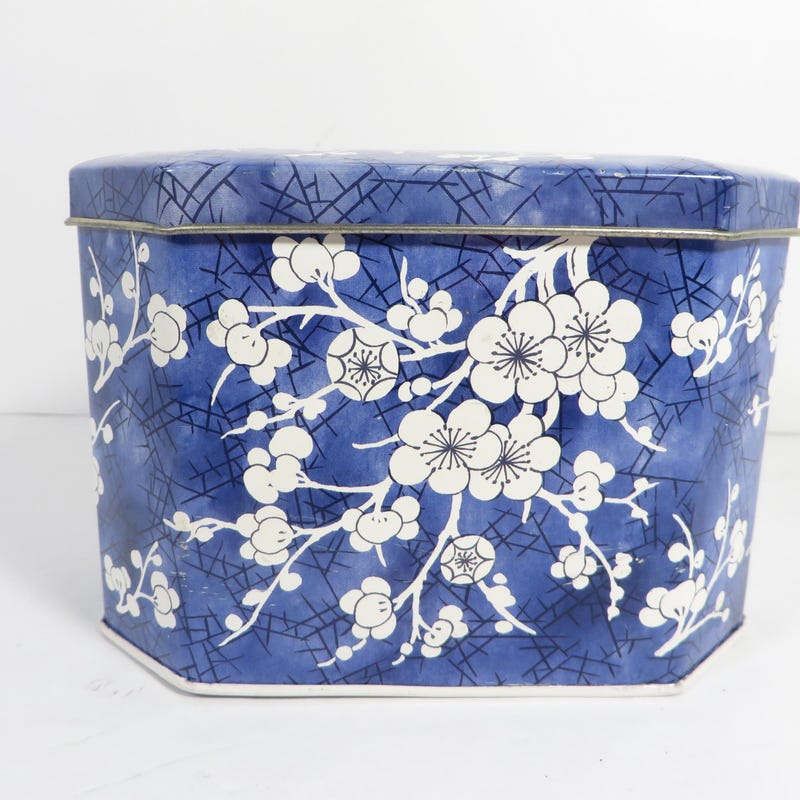 Floral Tin Box - Etsy