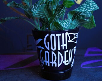 Cauldron Planter Halloween Planter Goth Planter Pot Ceramic Mini Witch ...