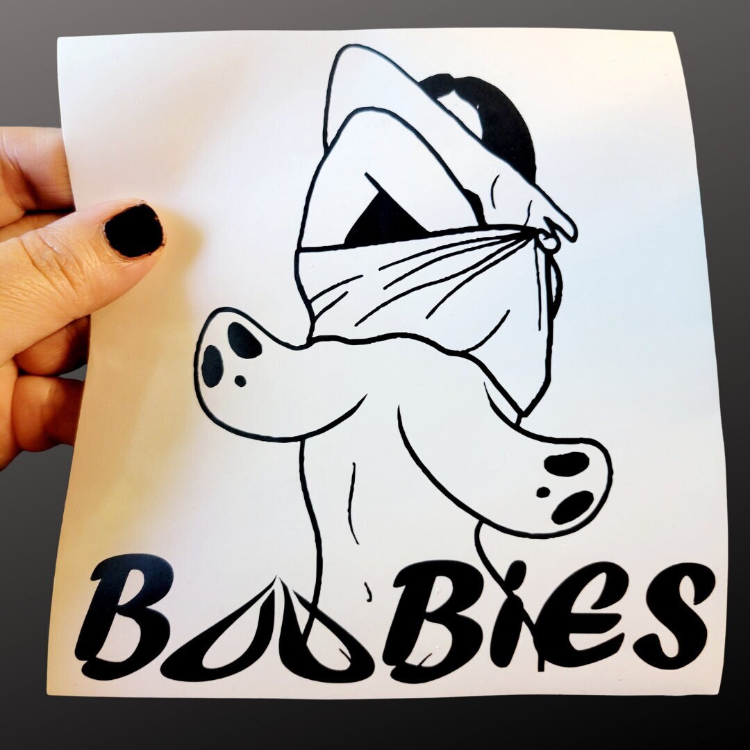 VINYL DECAL- Spooky Boobies Vinyl Decal Free Shipping in the US Decal ...