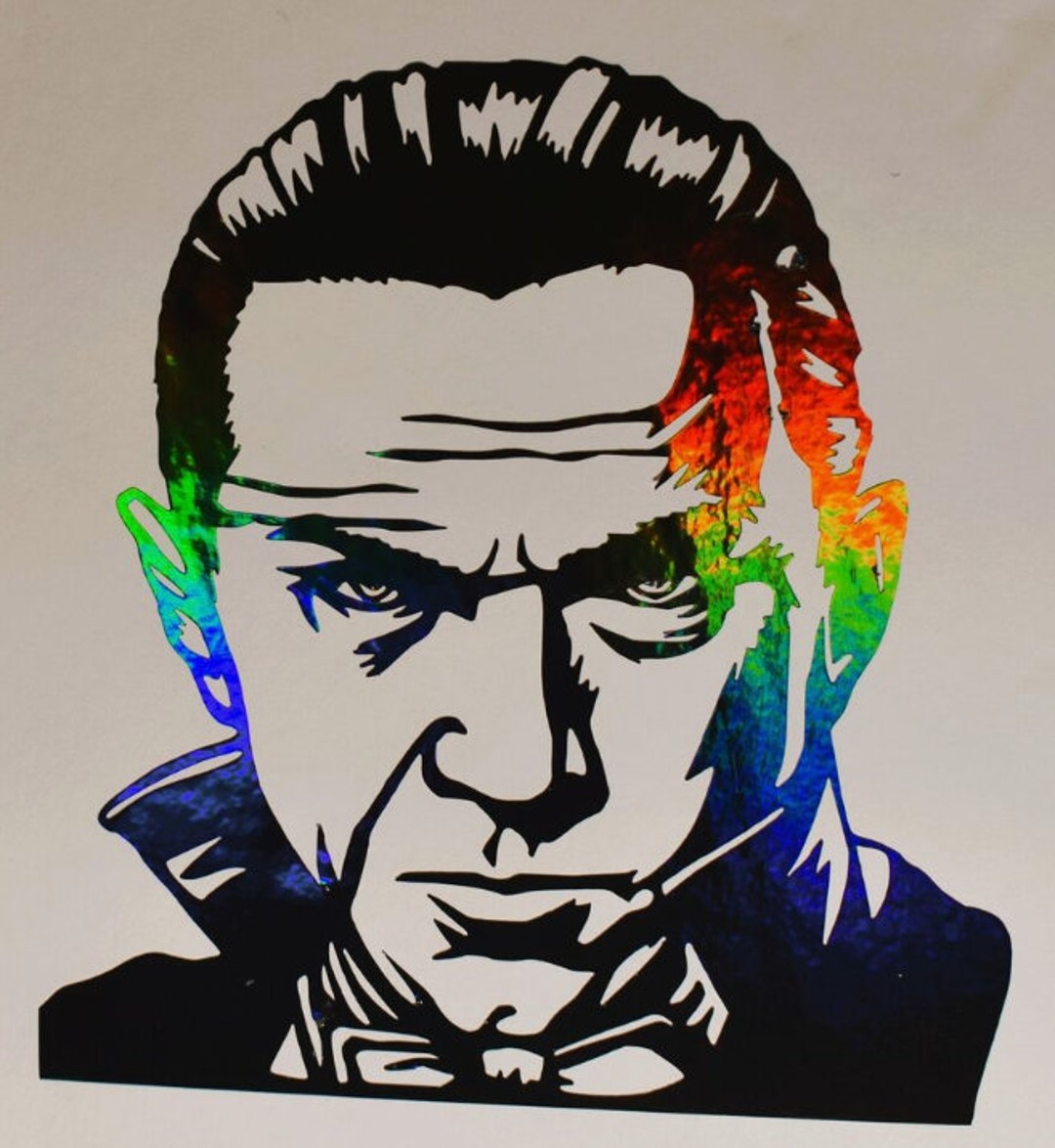 Holographic "the Count" Vampire Vinyl Decal Dracula Bela Lugosi Goth ...