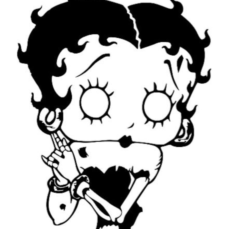 Free Betty Boop Svg - Etsy