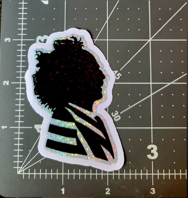 Beetlejuice and Lydia Holographic Sticker Pack I Myself Am - Etsy
