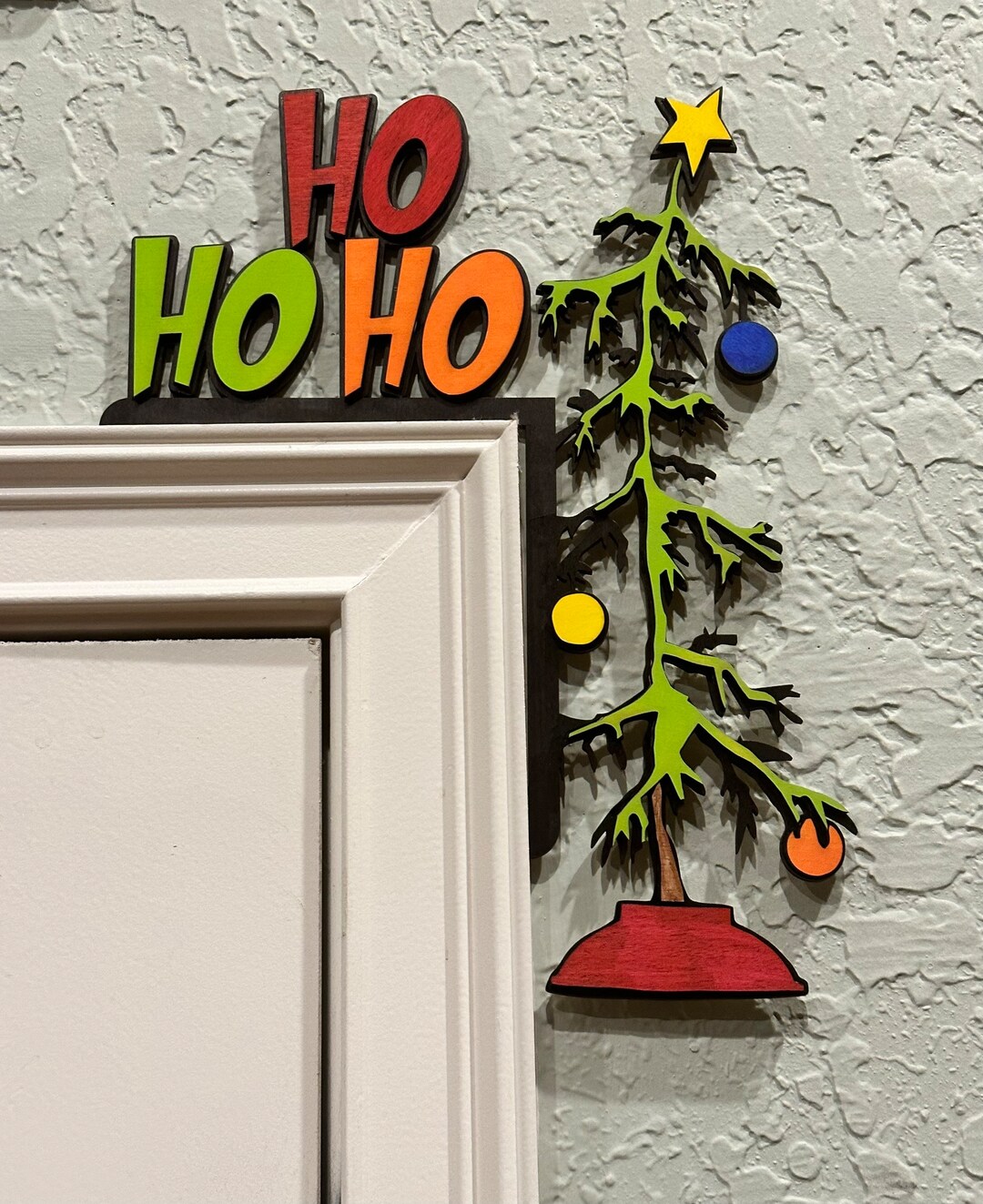 Christmas Door Trim Decor - Etsy