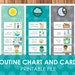 Routine Chart & Cards | Etsy