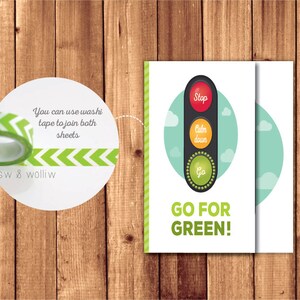 Traffic Light Anger Control Printable, Printable Stoplight, Anger ...