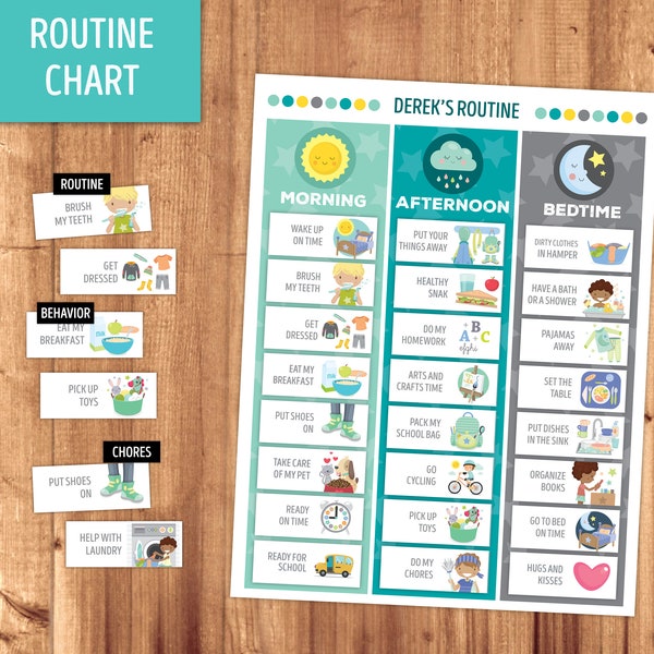 Routine Chart - Etsy